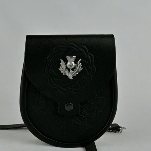 Gentry Choice® | Accessories | Scottish Kilt Bag Embossed Celtic Deep ...